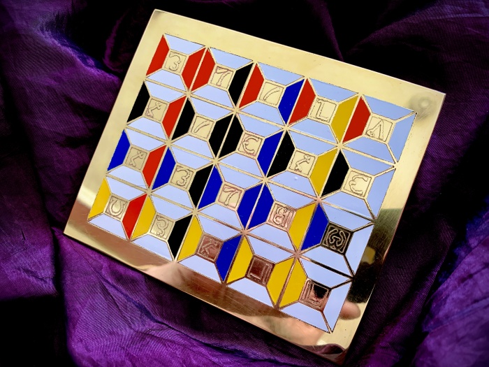 Hand-Crafted Brass Enochian Tablet of Union - Dæmonic Dreams Occult ...